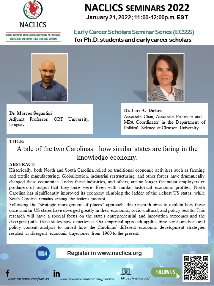 Early Career Scholar Seminar Series (ECSSS) 2022 – NACLICS